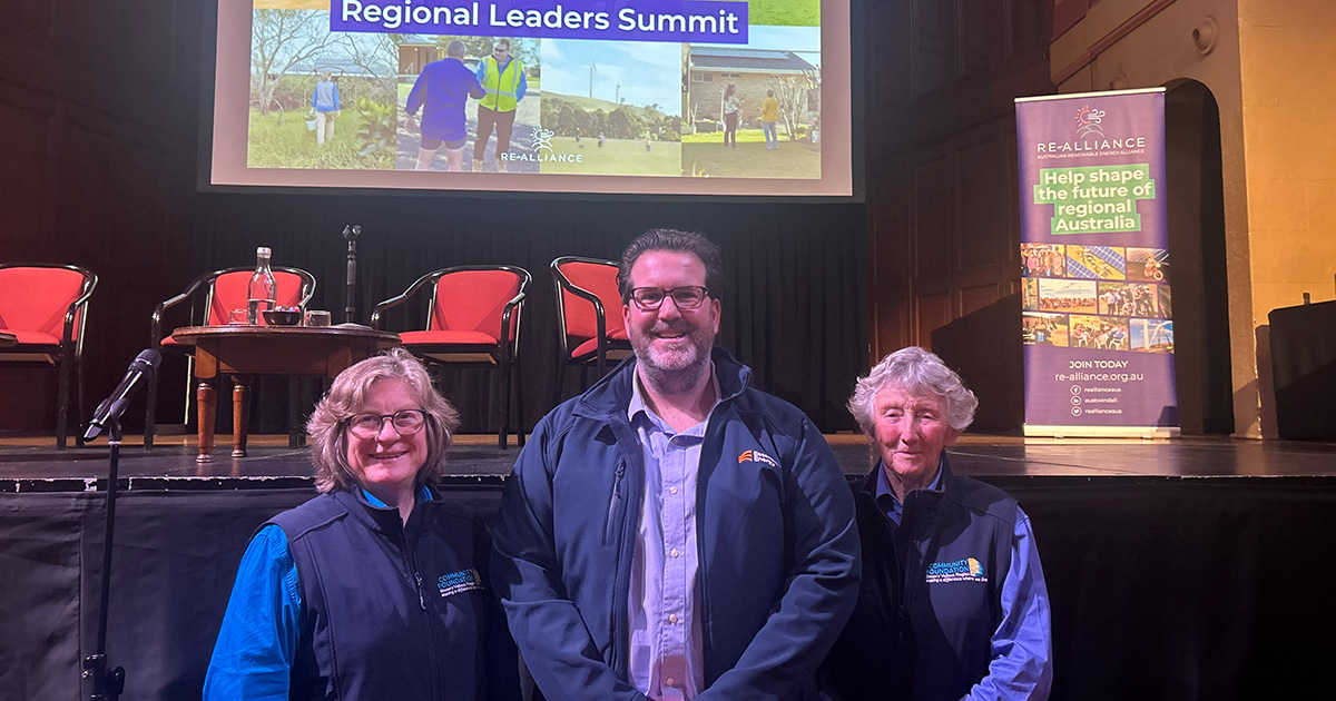 Local leaders advocating for regional communities in the energy transition